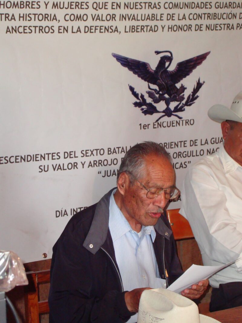 Ángel Molina, indígenas y el Sexto Batallón del 5 de Mayo